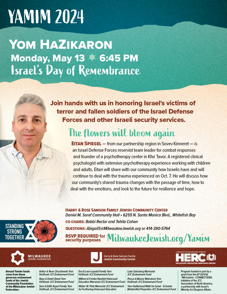 Yom HaZikaron 2024 FLYER (002) | Congregation Beth Israel Ner ...